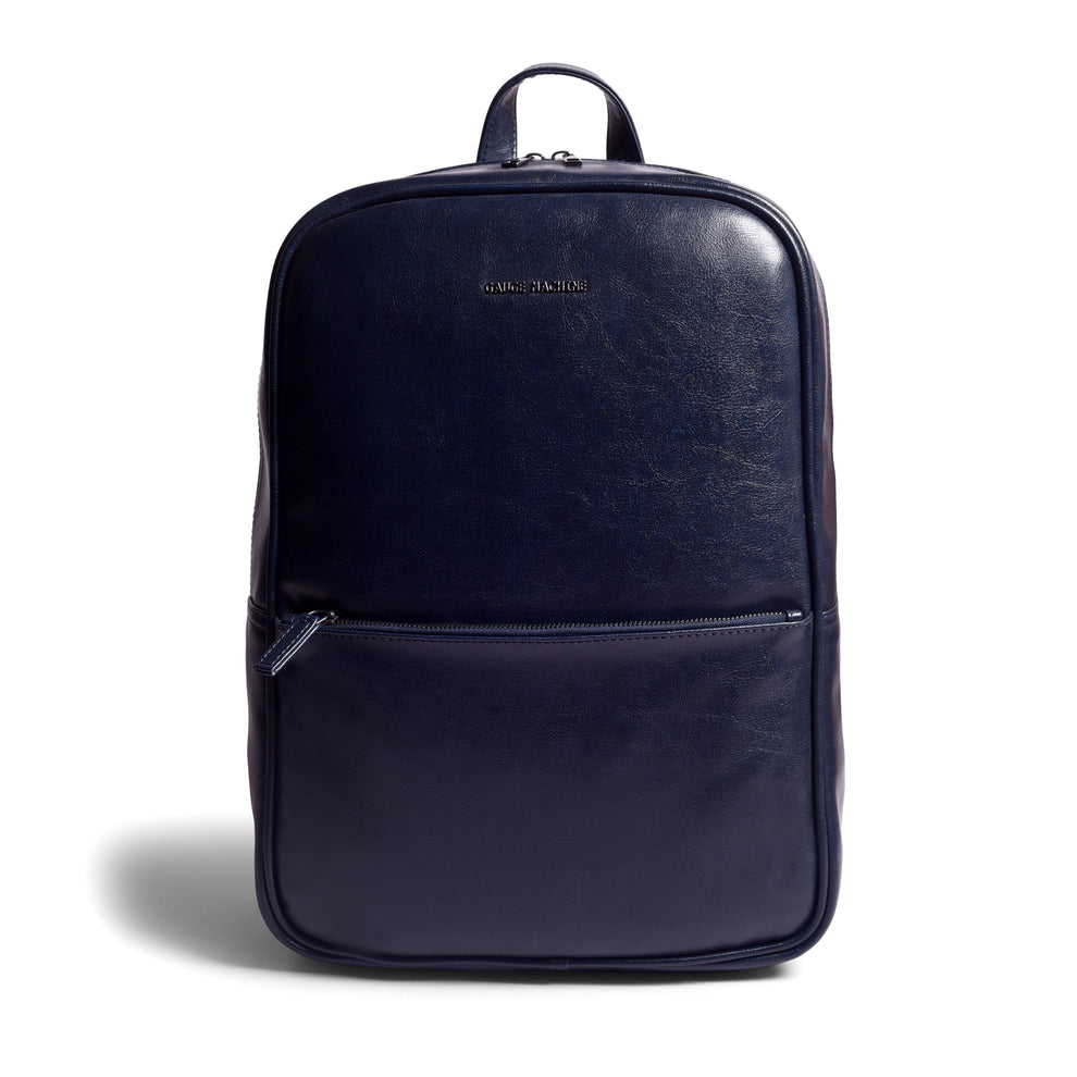 Gauge Machine Navy Blue Backpack with Front Pocket